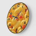 Rubber Ducky Kid's Bathroom Wall Clock | Zazzle