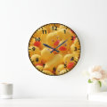 Rubber Ducky Kid's Bathroom Wall Clock | Zazzle