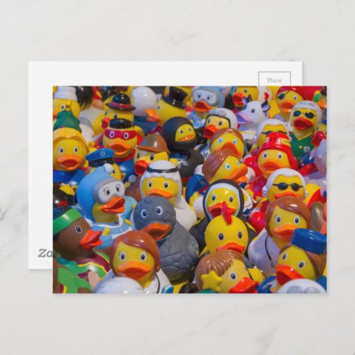 Rubber Ducky Parade Postcard | Zazzle