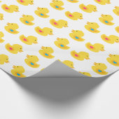 Rubber Ducky Pink or Blue Wrapping Paper | Zazzle
