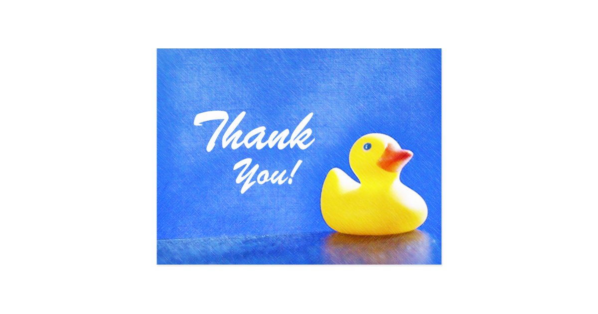 Rubber Ducky Thank You Cards | Zazzle.com