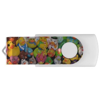 Rubber Ducky USB Flash Drive 8GB | Zazzle