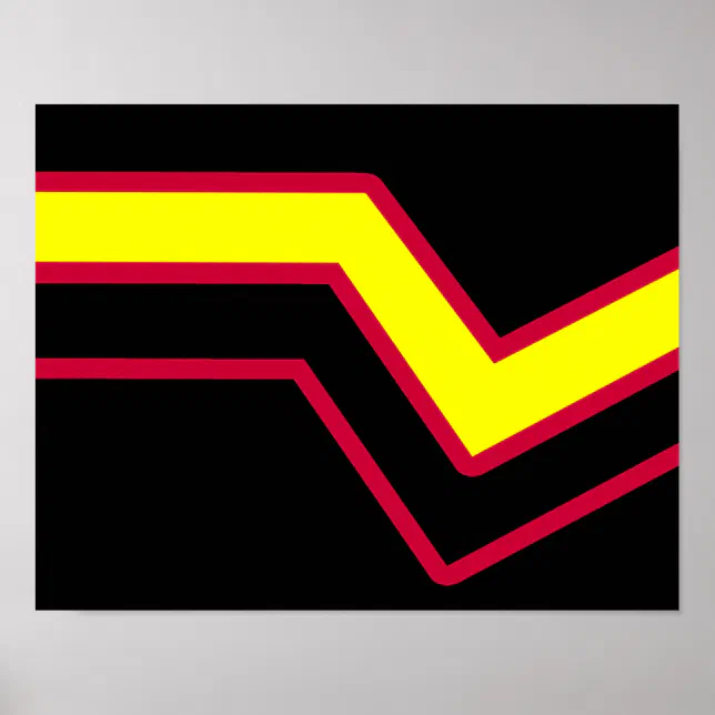 Rubber / Latex Pride Flag Poster | Zazzle