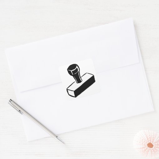 Rubber Stamp Stickers | Zazzle