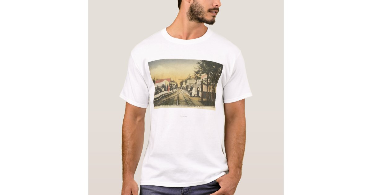 Rubberneck Row Railroad View T-Shirt | Zazzle