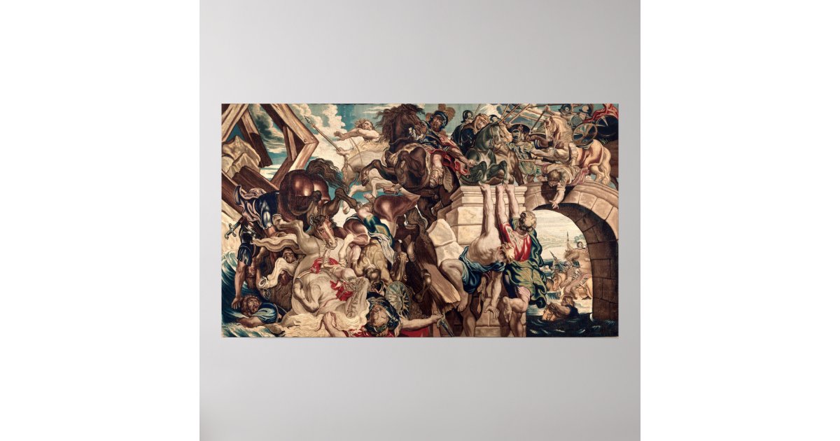 Rubens - Battle Of Milvian Bridge Poster | Zazzle
