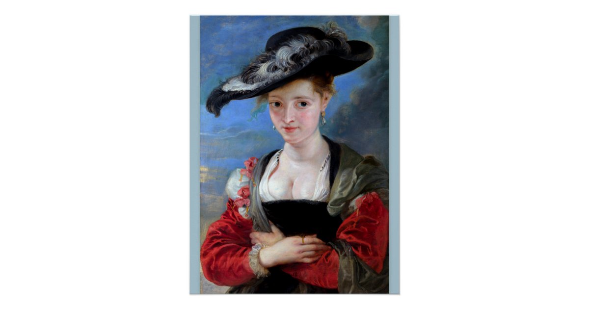 Rubens Felt hat CC0728 Perfect Poster | Zazzle