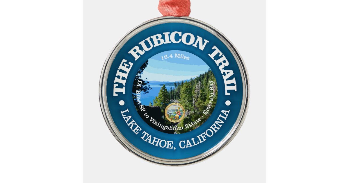 Rubicon Trail (OBP) Metal Ornament | Zazzle