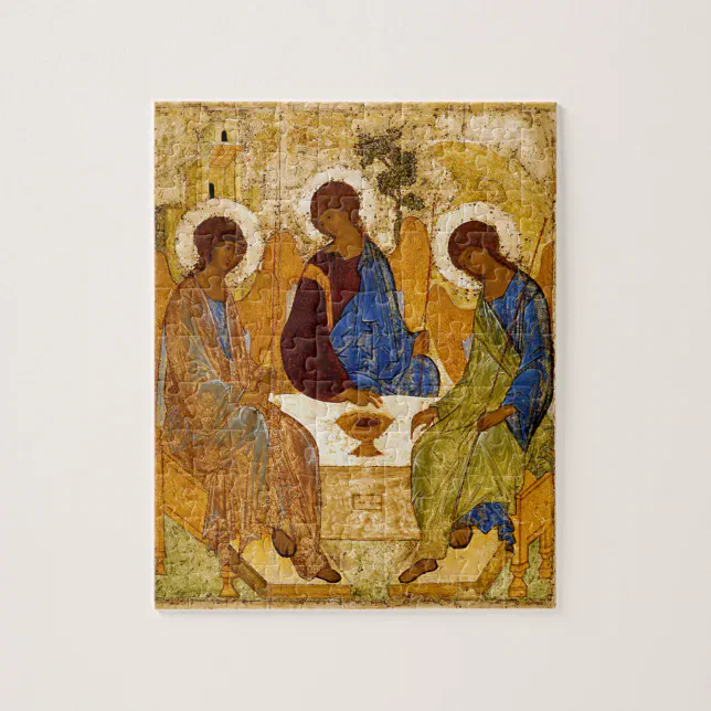 Rublev Trinity at the Table Jigsaw Puzzle | Zazzle