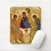 Rublev Trinity at the Table Mouse Pad | Zazzle
