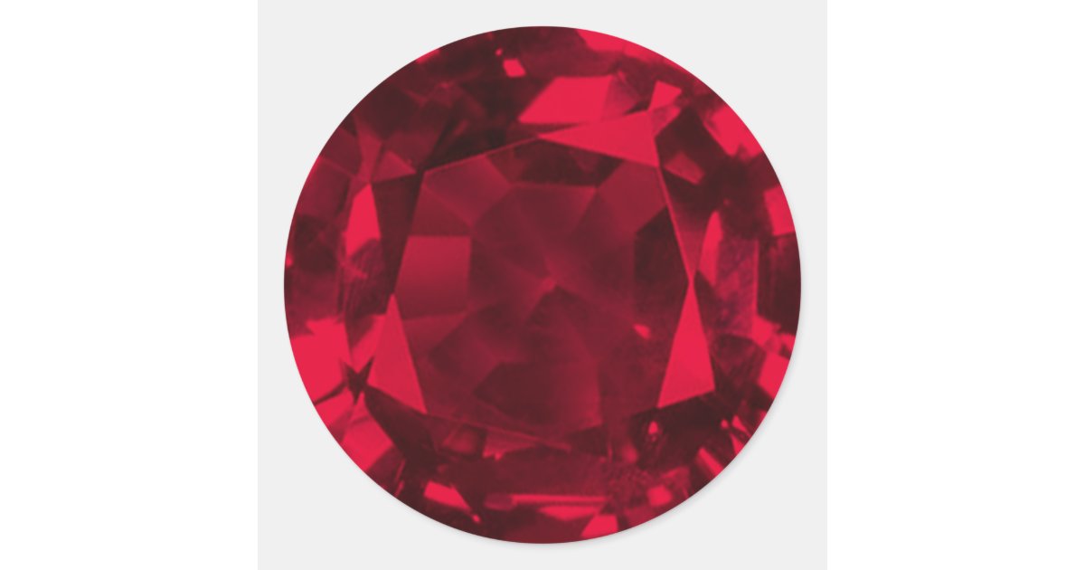 Ruby 1 Sticker | Zazzle