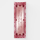 Ruby 40th Wedding Anniversary Banner | Zazzle