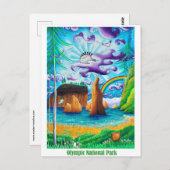 Ruby Beach Olympic National Park Travel Postcard | Zazzle