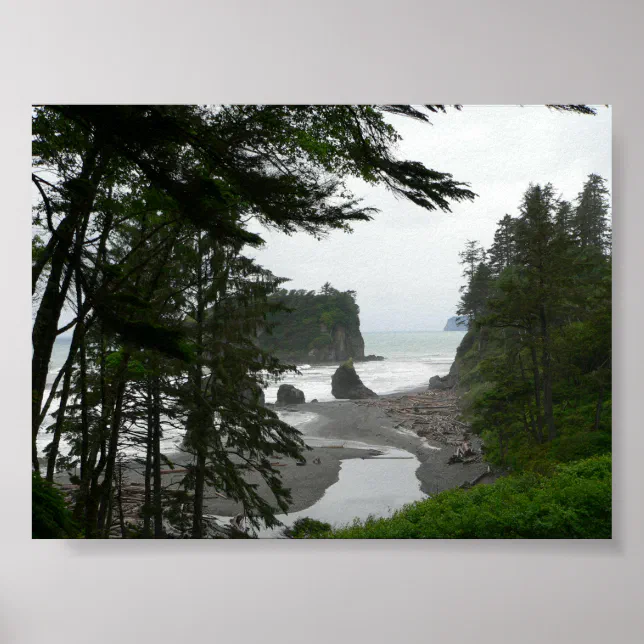Ruby Beach Poster | Zazzle