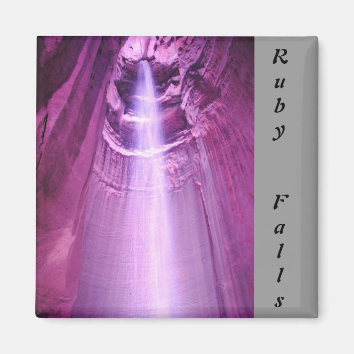 Ruby Falls, Lookout Mountain Magnet | Zazzle.com