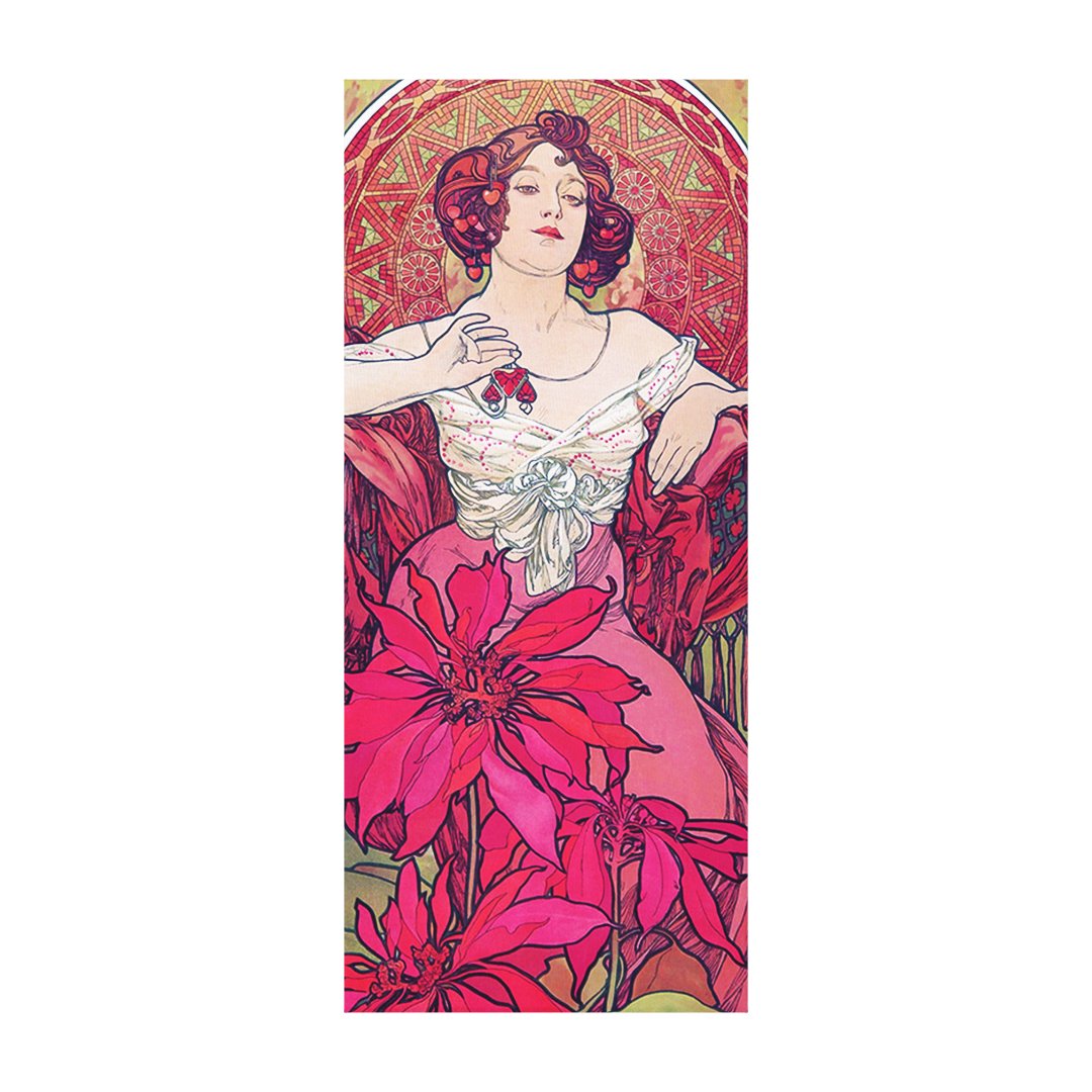 Ruby (Four Jewels), Alphonse Mucha Canvas Print | Zazzle
