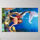 Ruby Mermaid Poster | Zazzle