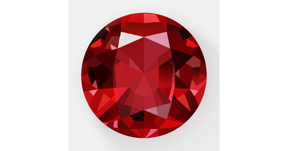 Ruby Paperweight | Zazzle