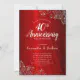 Ruby Red 40th Anniversary Party Invitation | Zazzle