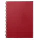 Ruby Red Bold Color Design Notebook | Zazzle
