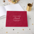 Ruby Red Letters to the Bride Keepsake Notebook Guest Book | Zazzle