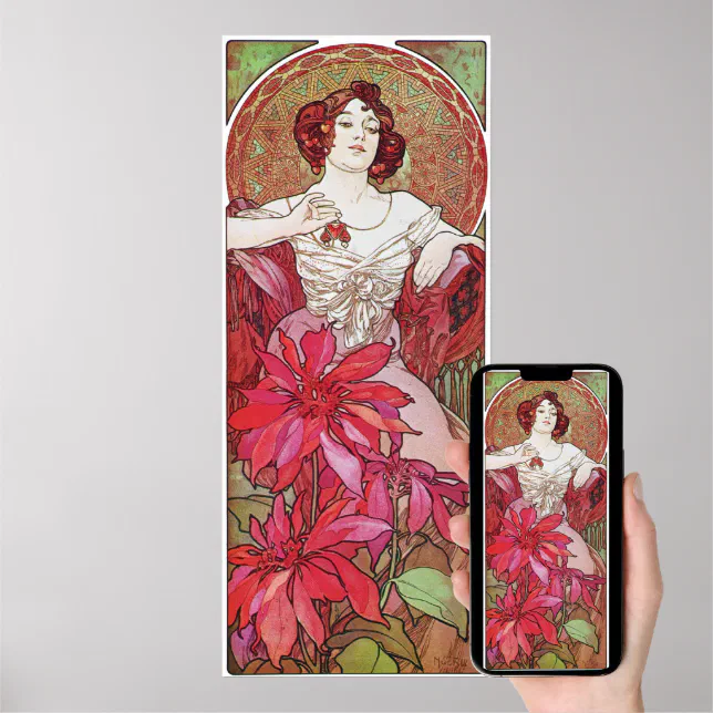 Ruby Red Rose Goddess Poster | Zazzle