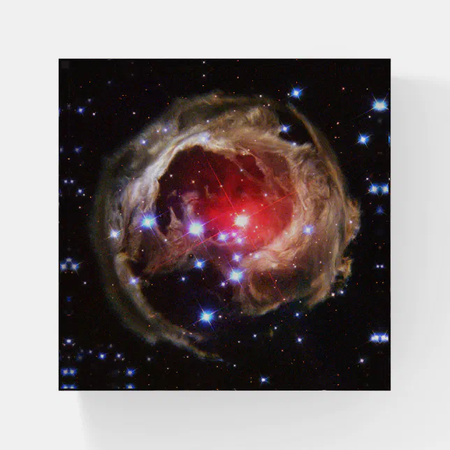 Ruby Red Supergiant Star Dust Paperweight | Zazzle