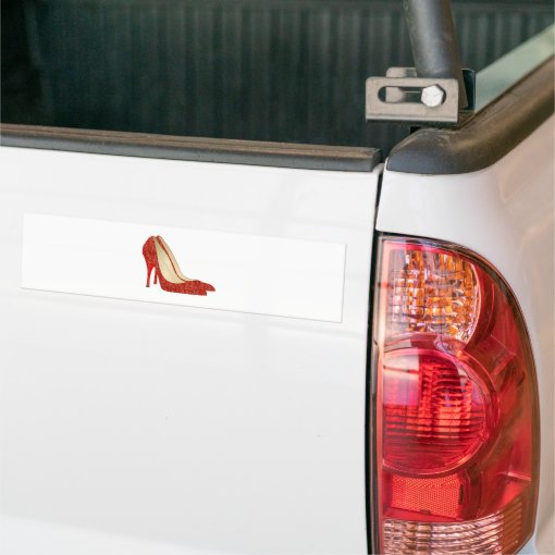 ruby slippers bumper sticker | Zazzle