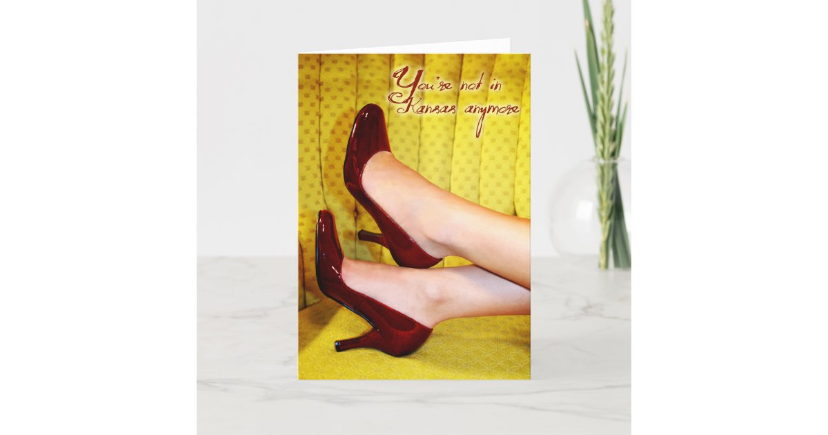Ruby Slippers Card | Zazzle