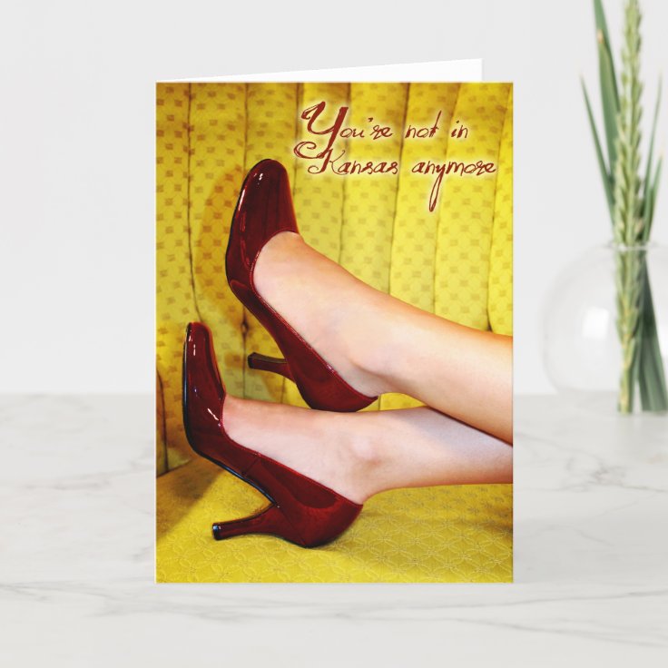 Ruby Slippers Card | Zazzle