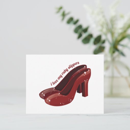 Ruby Slippers Postcard | Zazzle