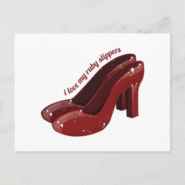 Ruby Slippers Postcard | Zazzle