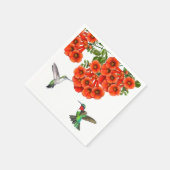 Ruby Throated Hummingbird Couple Napkins | Zazzle