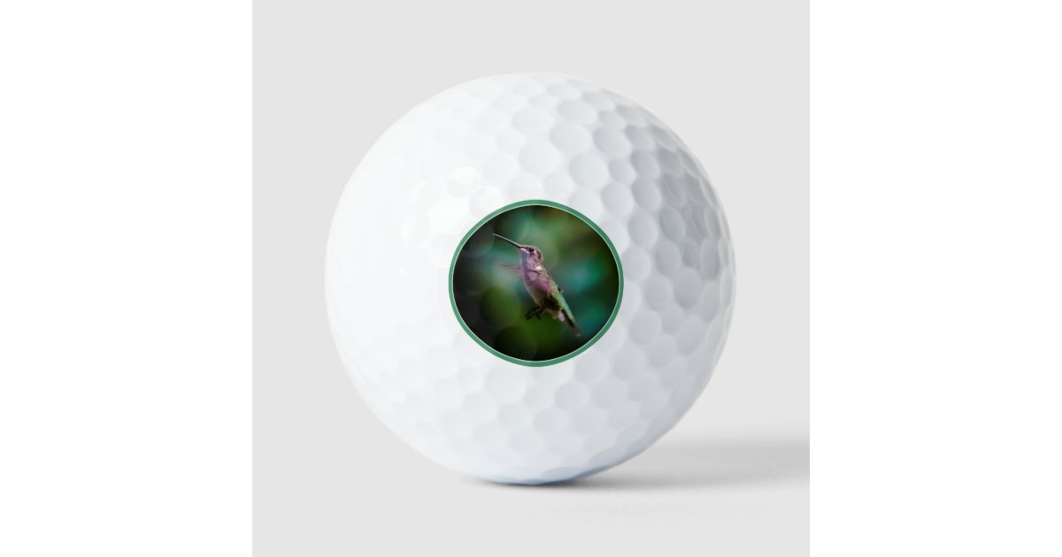 Ruby-throated Hummingbird - Original Photograph Golf Balls | Zazzle