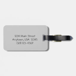 Ruby-Throated Hummingbird, Personalized Luggage Tag | Zazzle