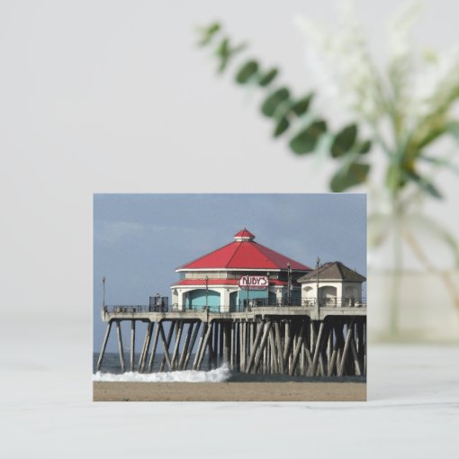 Ruby's Diner Huntington Beach Pier Postcard | Zazzle