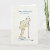 Rude getting older birthday card. card | Zazzle