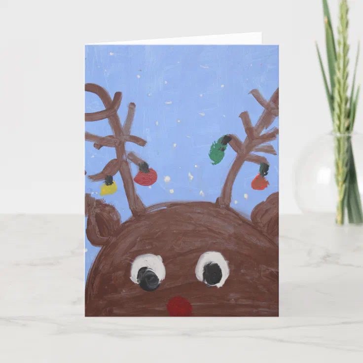Rudolph Christmas Card | Zazzle