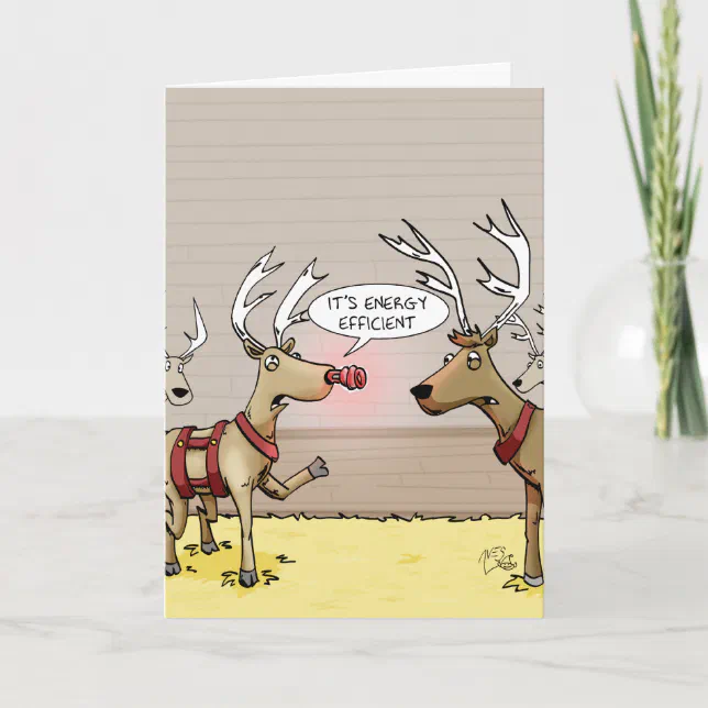 Rudolph Holiday Card | Zazzle