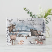 Rudolph Reindeer Woodland Animal Christmas Holiday | Zazzle