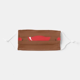 Rudolph The Red Nosed Reindeer (Facemask) Adult Cloth Face Mask | Zazzle