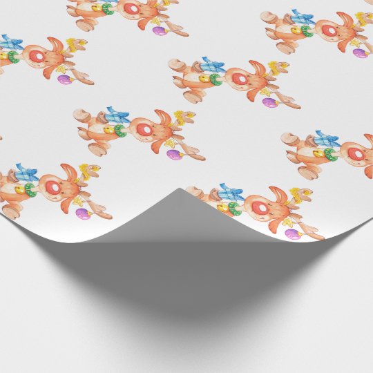Rudolph the Rednose Reindeer Wrapping Paper | Zazzle
