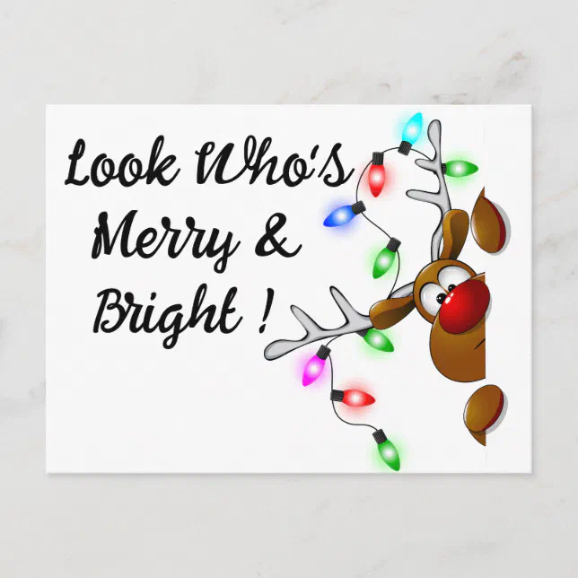 Rudolph The Reindeer Postcard | Zazzle