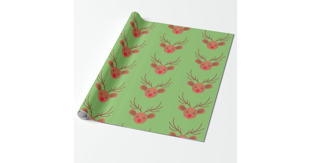 Rudolph Wrapping Paper | Zazzle