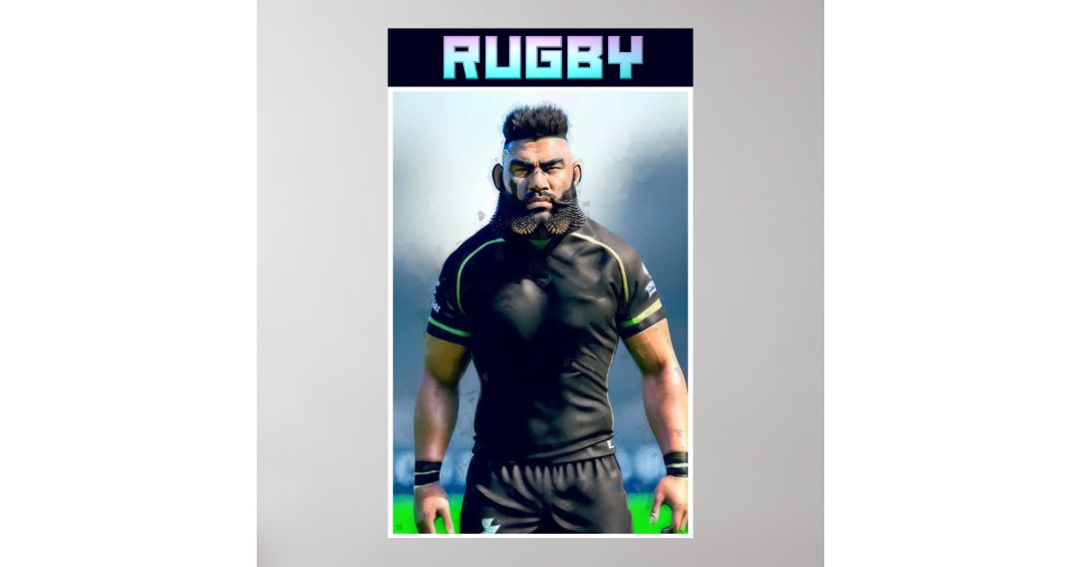Rugby Art Poster | Zazzle