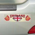 Rugby Ball Flag of England Bumper Sticker | Zazzle
