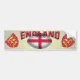 Rugby Ball Flag of England Bumper Sticker | Zazzle