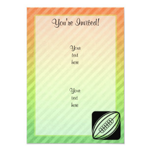 Rugby Invitations | Zazzle