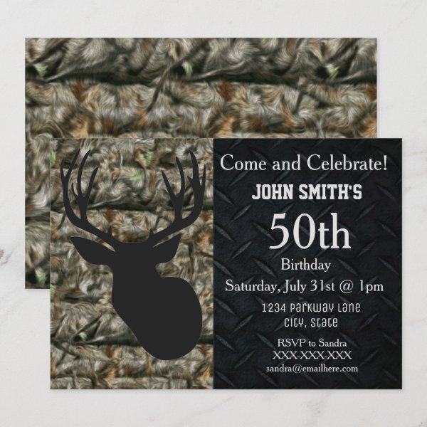 Hunting Birthday Invitations | Zazzle