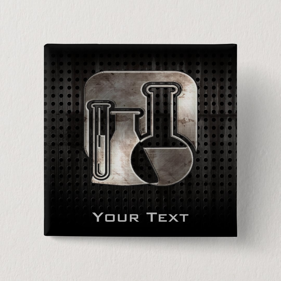 Rugged Chemistry Button | Zazzle